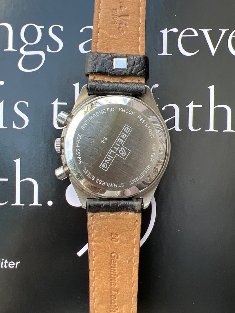 1973 Breitling Incabloc 17 Jewels Vintage Chronograph Antimagnetic ...