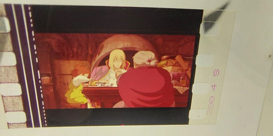 2004 Studio Ghibli Howl's Moving Castle 1/24 Second Movie Cut Film Cell ...