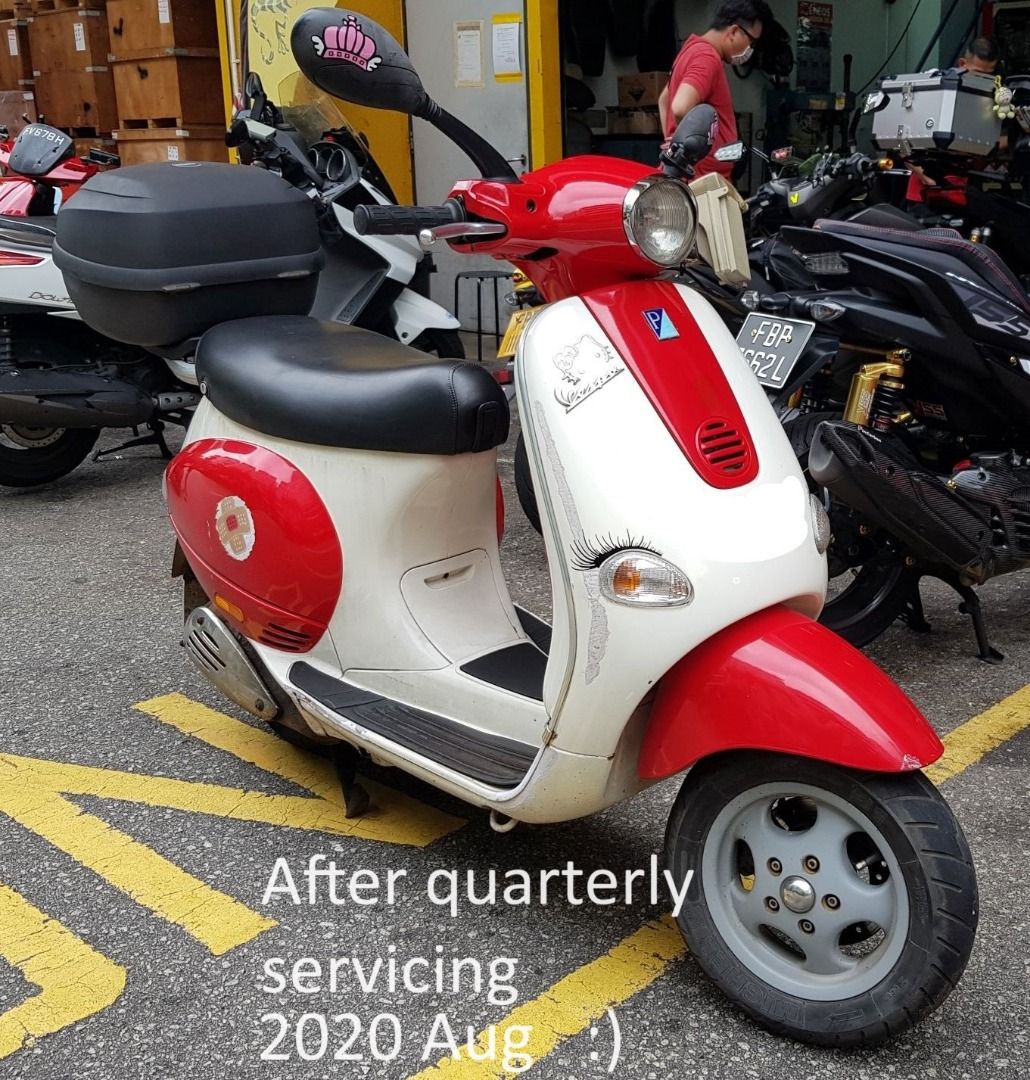 2004 Vespa ET8 for $500, Motorcycles, Motorcycles for Sale, Class 2B on Carousell