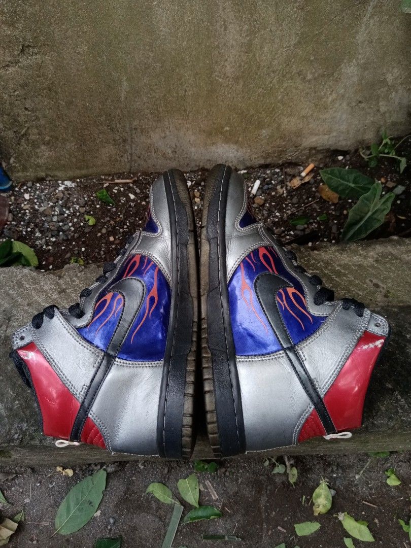 2009 Nike Kids Dunk High x Transformers "Optimus Prime", Babies & Kids ...
