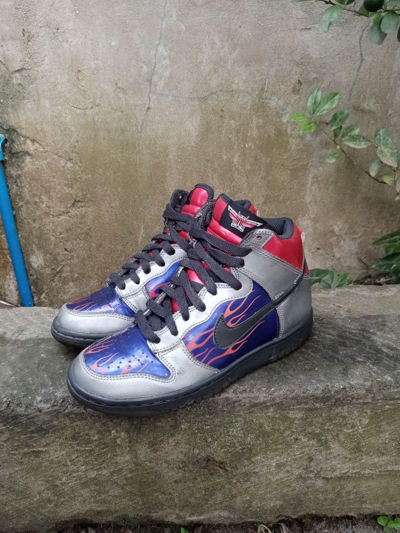 2009 Nike Kids Dunk High x Transformers "Optimus Prime", Babies & Kids ...