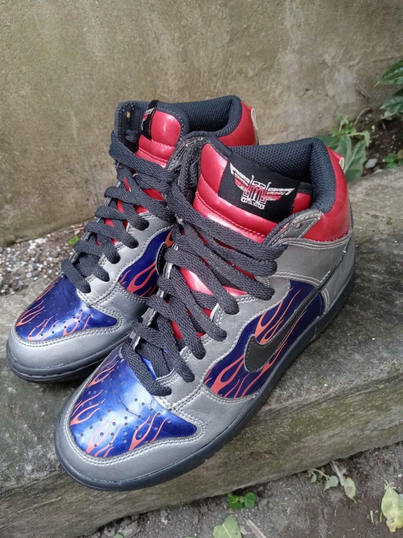 2009 Nike Kids Dunk High x Transformers "Optimus Prime", Babies & Kids ...