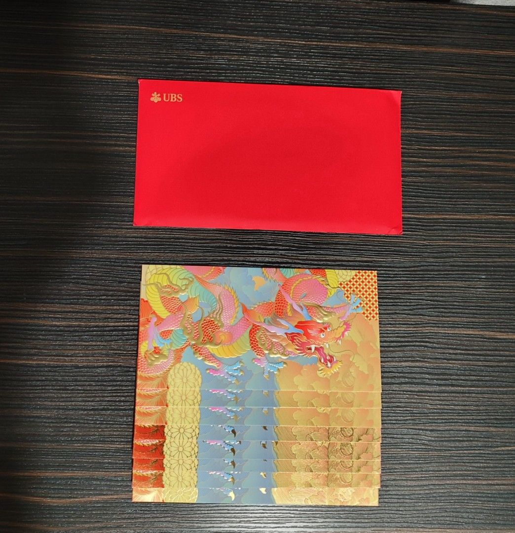 2024 UBS CNY Red Packets, Hobbies & Toys, Stationery & Craft, Craft ...