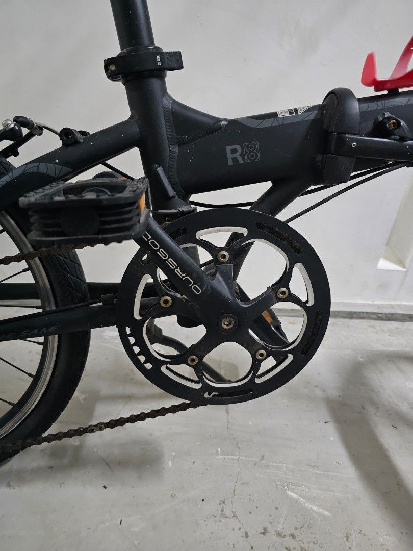 20" RIFLE R8 folding bike 9 speed, 10.5kg Aluminum bicycle, Sports ...