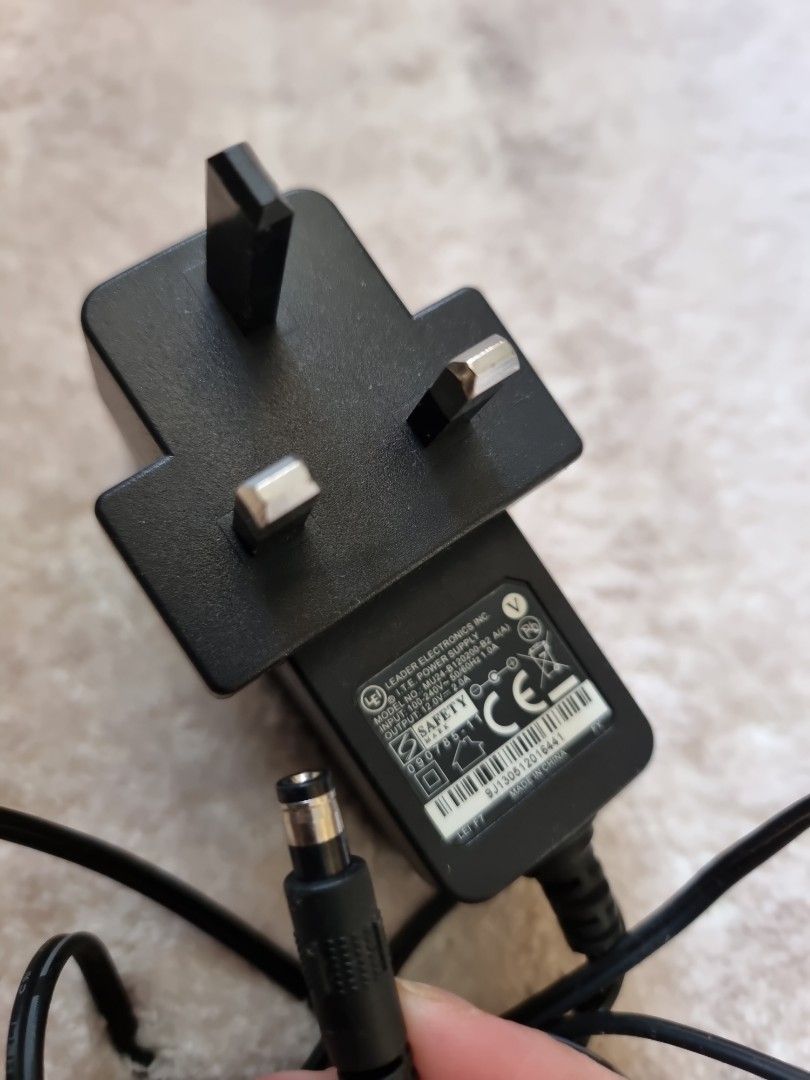 3-pin 12V 2A DC AC Adapter, Computers & Tech, Parts & Accessories ...