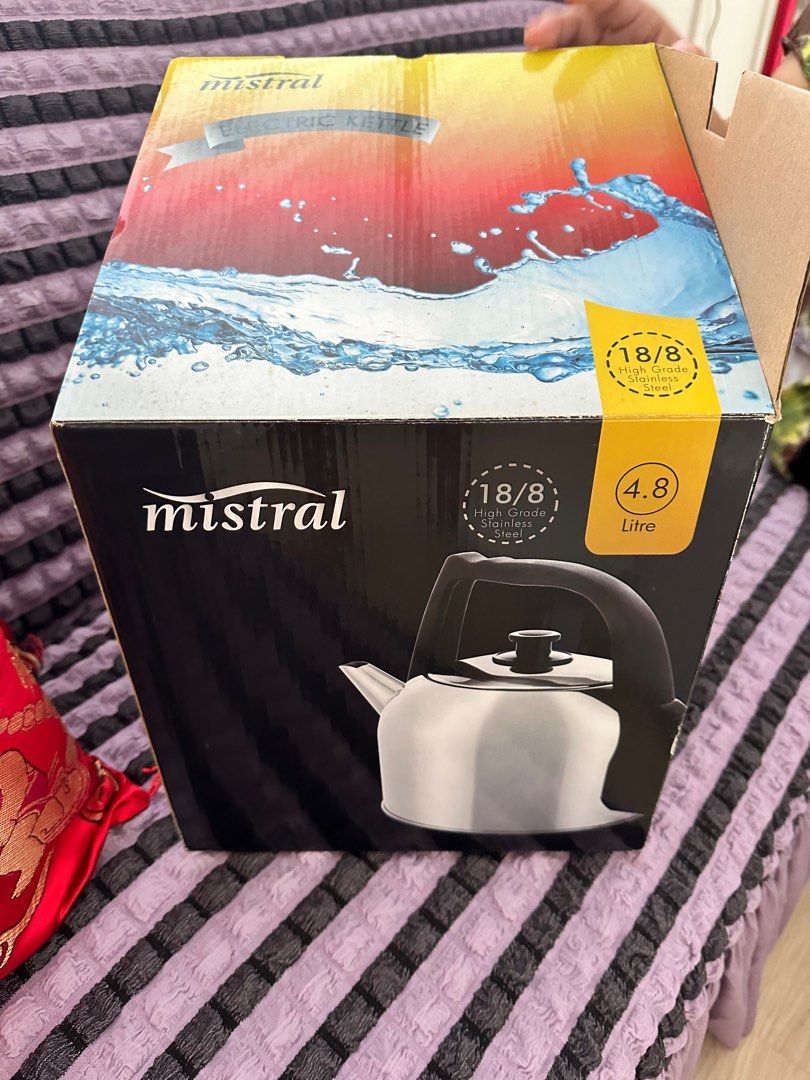 4.8L Mistral Kettle (New), TV & Home Appliances, Kitchen Appliances ...