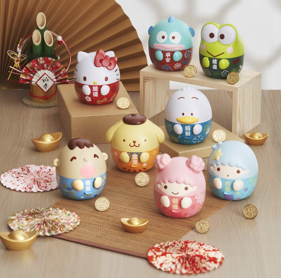 7-11 X Sanrio Coin Banks WHOLE SET 8 Design, ONLY SELL IN SET, Hobbies ...