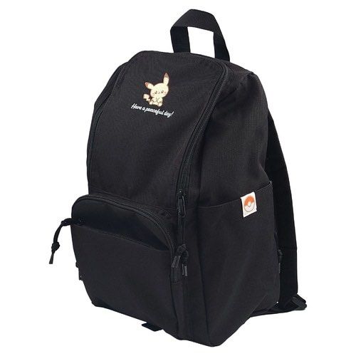 [現貨 全新 服飾 禮物] Pokemon Pikachu Backpack Black Water Repellent Pokepiece ...