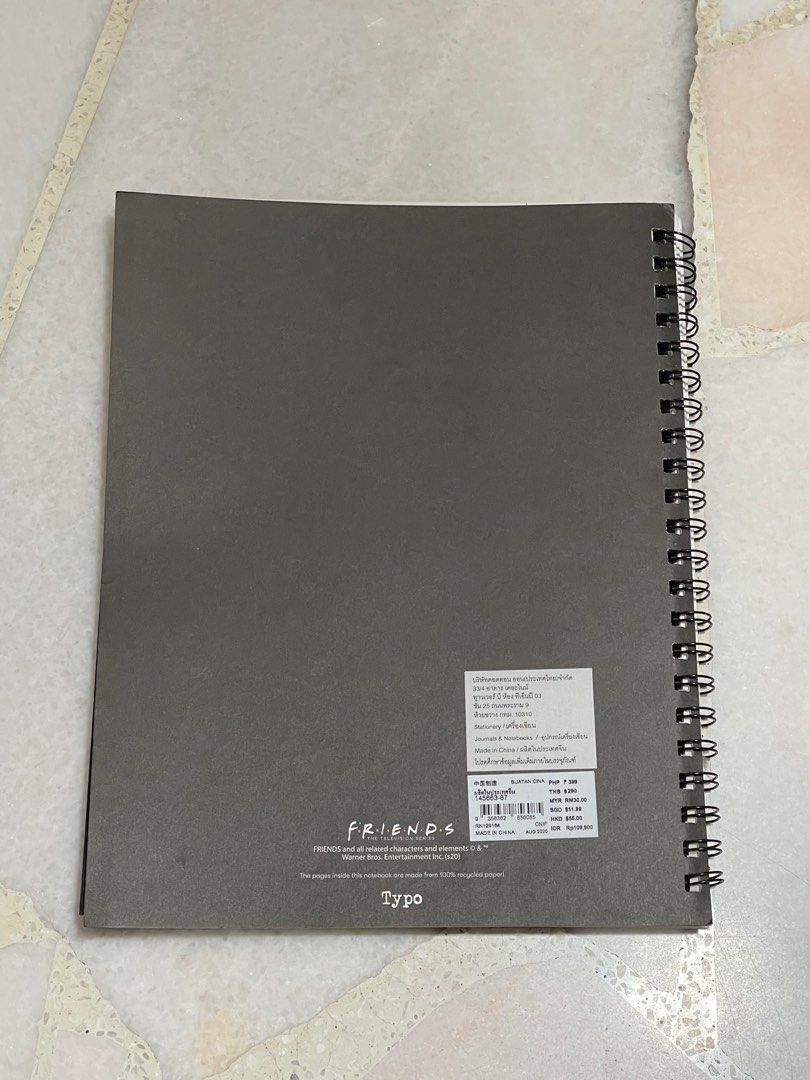 A4 typo friends notebook, Hobbies & Toys, Stationery & Craft ...