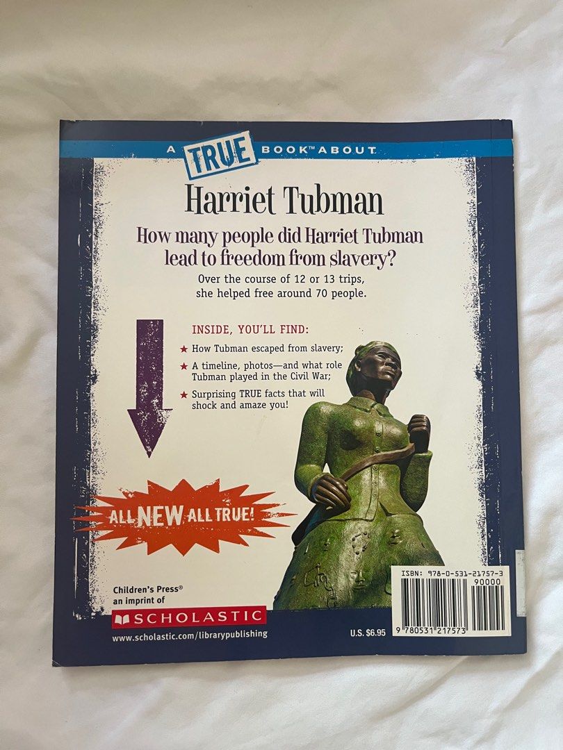 A True Book | Harriet Tubman | Scholastic Book, Hobbies & Toys, Books ...