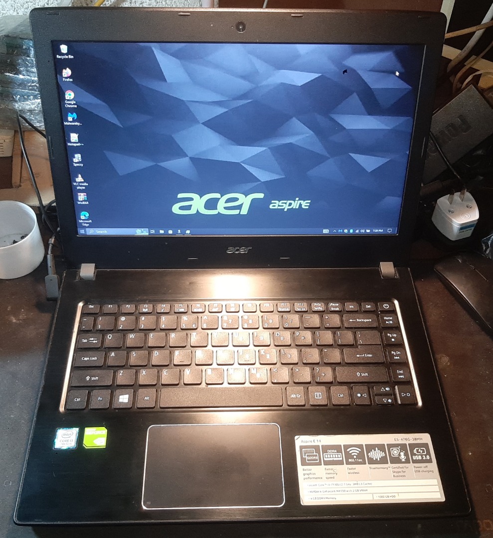Acer Aspire E14 > Core i3 7th Gen, 8GB DDR4 RAM, Dual drive (M.2 SSD ...