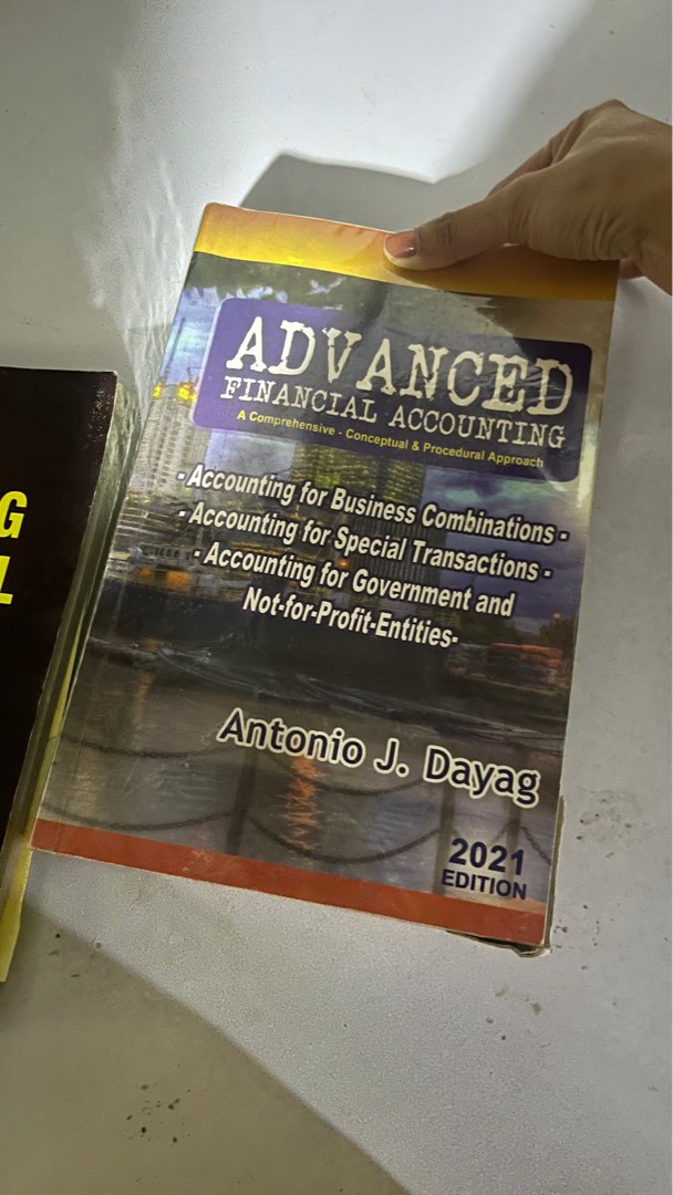 Advanced financial accounting by Dayag 2021 Edition, Hobbies & Toys ...