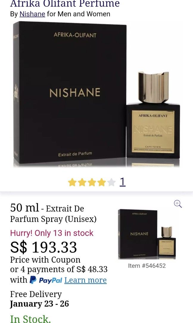 Afrika-Olifant, Beauty & Personal Care, Fragrance & Deodorants on Carousell