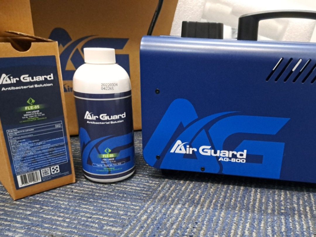 Air Guard AG 800 Anti Bacterial Disinfectant Fog Machine & 1 Air Guard ...