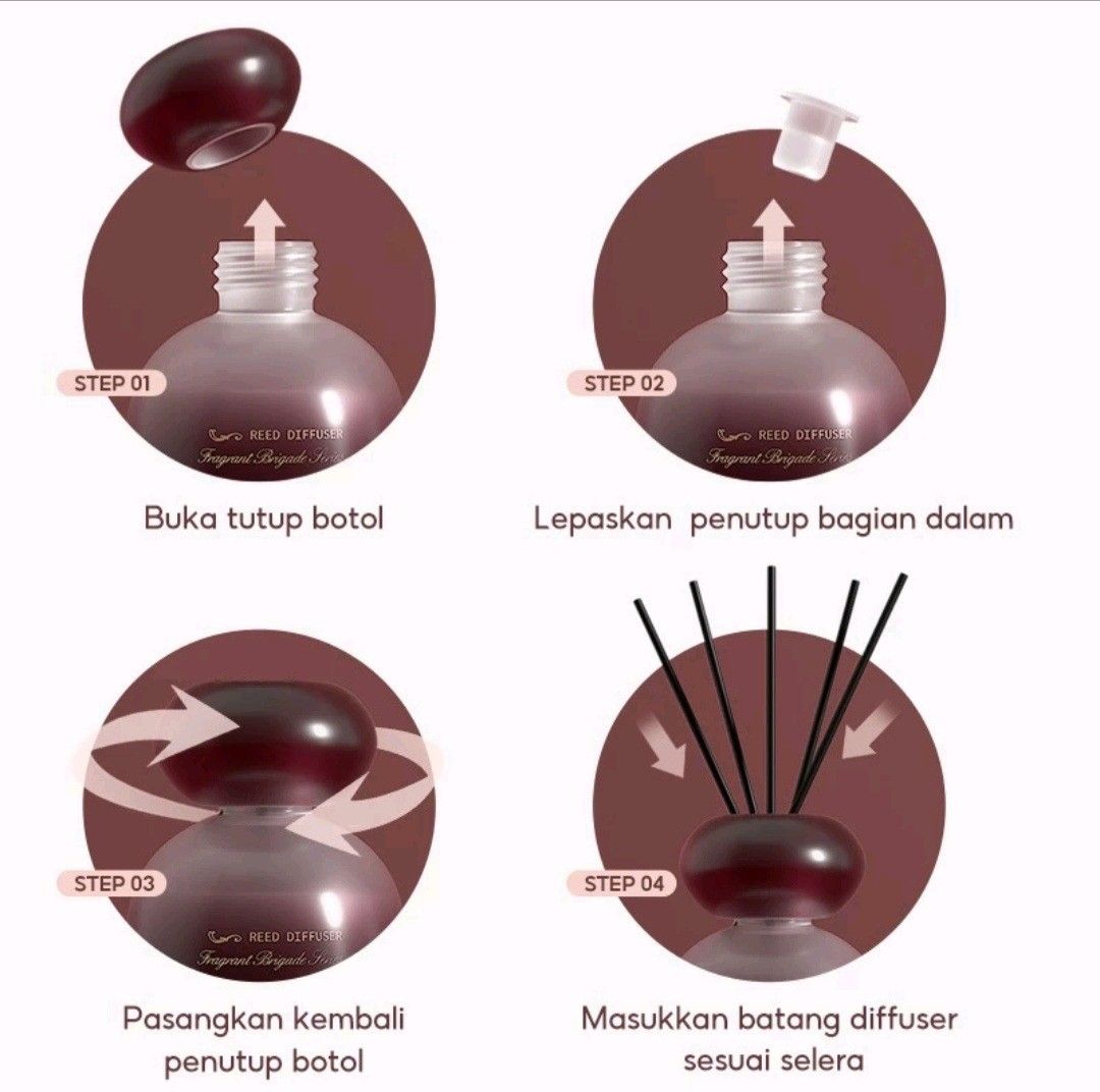 Alba Sol Reed Diffuser SAKURA, Kesehatan & Kecantikan, Parfum, Kuku ...