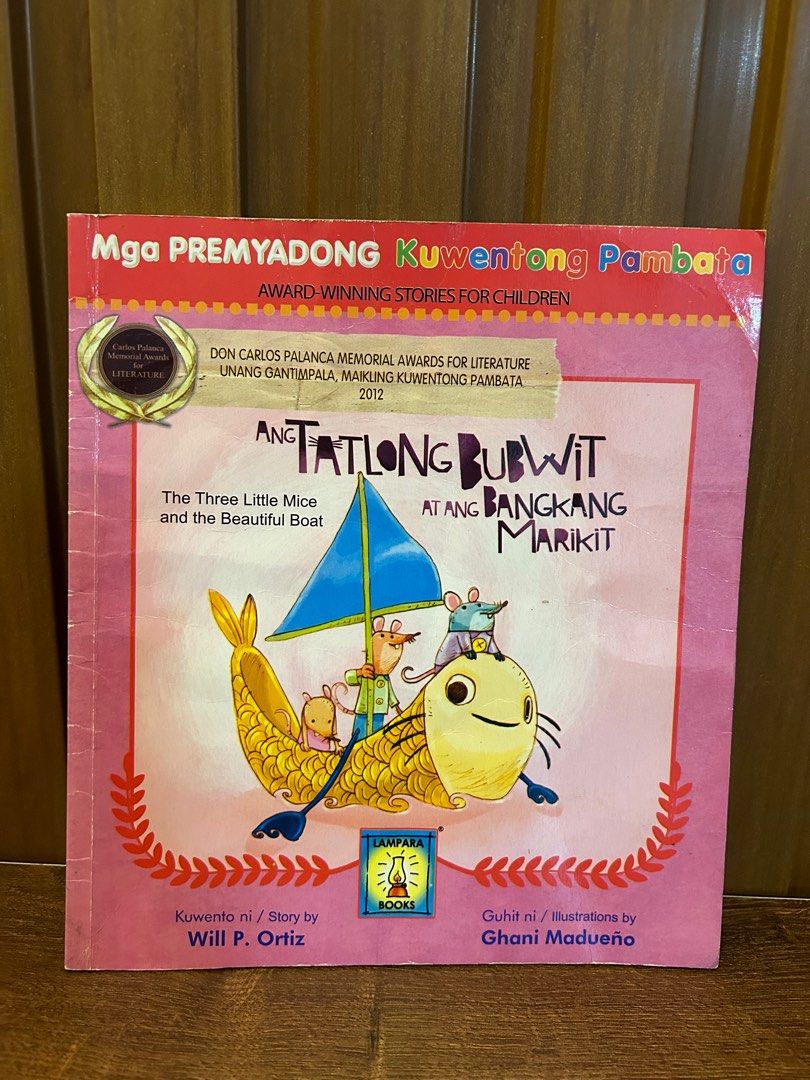 Ang tatlong bubwit at ang bangkang marikit - preloved book, Hobbies ...