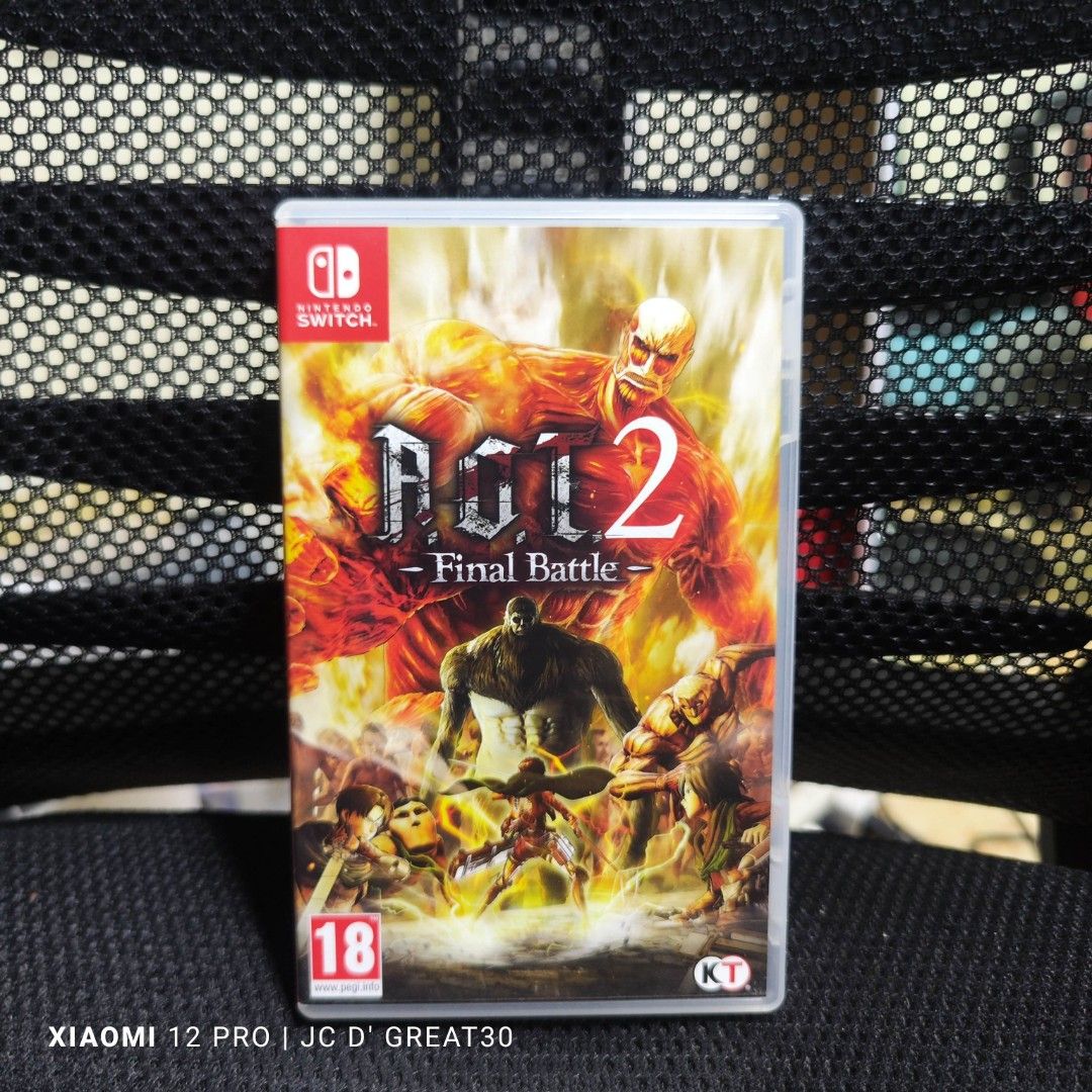 AOT 2 Final Battle Switch Game (Rare), Video Gaming, Video Games ...