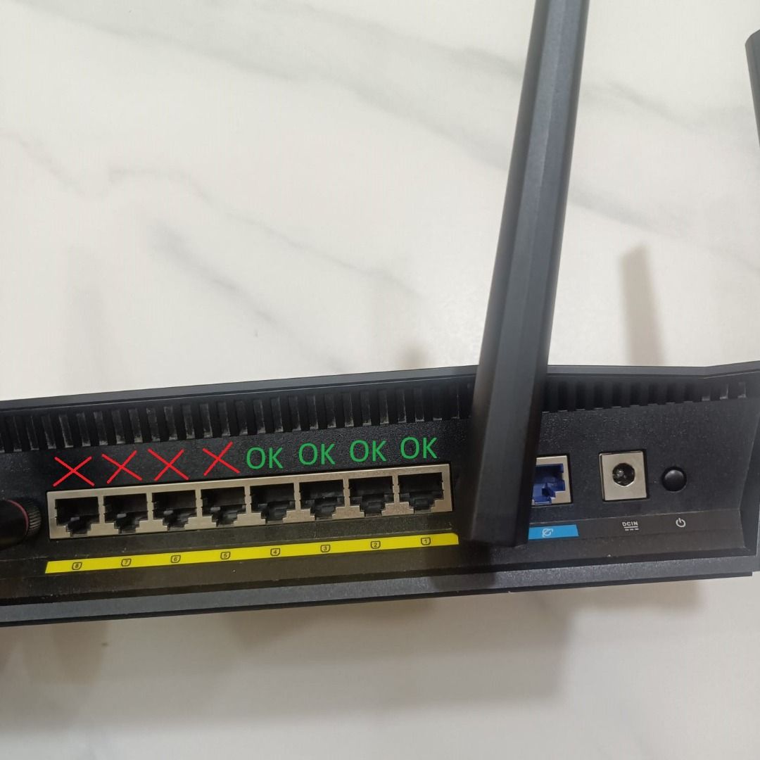 Asus RT-AC88U AC88U AC3100 WiFi 5 Dual Band Gigabit Router, Computers ...