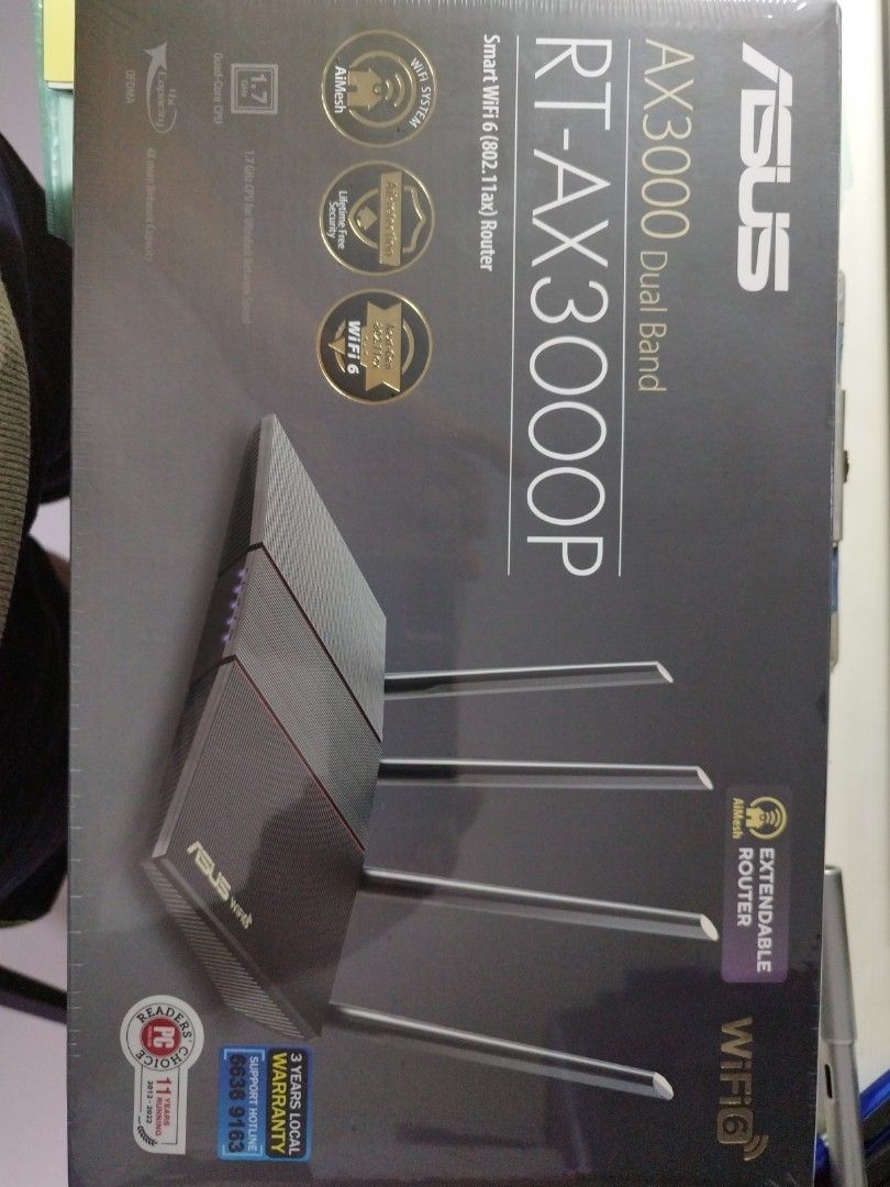 Asus RT-AX3000P Router, Computers & Tech, Parts & Accessories ...