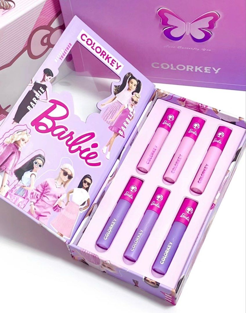 Barbie lipstick set, Beauty & Personal Care, Face, Makeup on Carousell