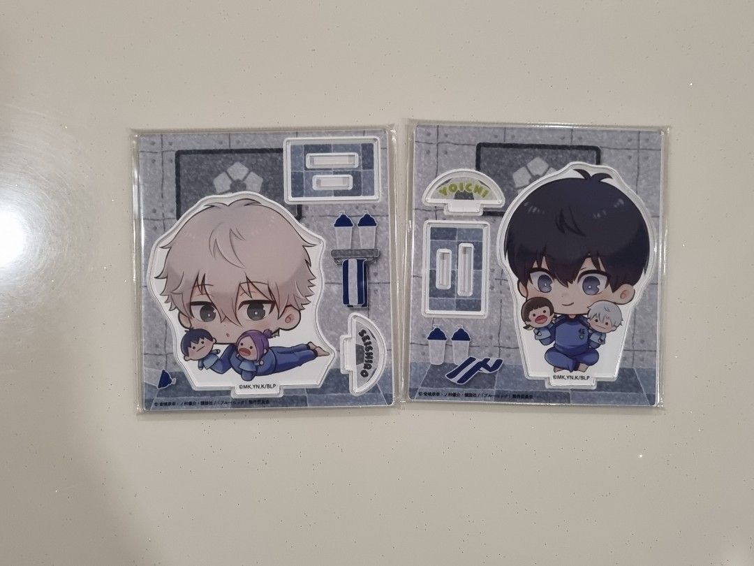 Bluelock Blue Lock Chibi Puppet Acrylic Stand (Nagi Seishiro, Isagi ...