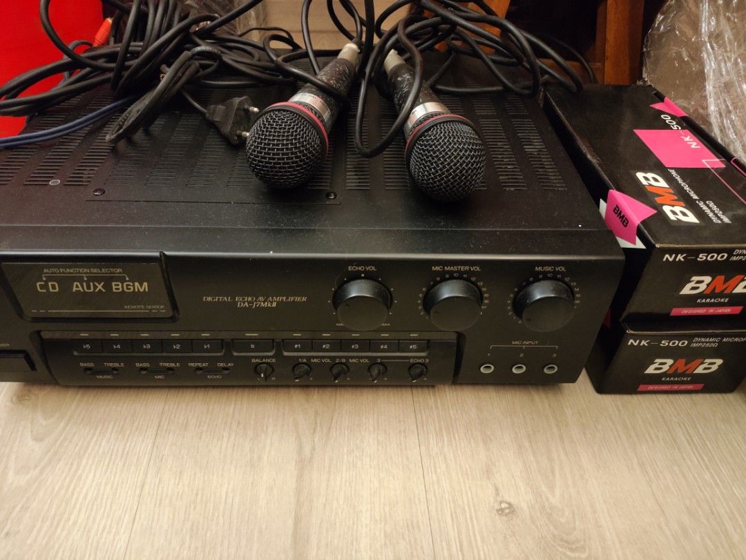 BMB karaoke set amp, speaker and mic, Audio, Soundbars, Speakers ...
