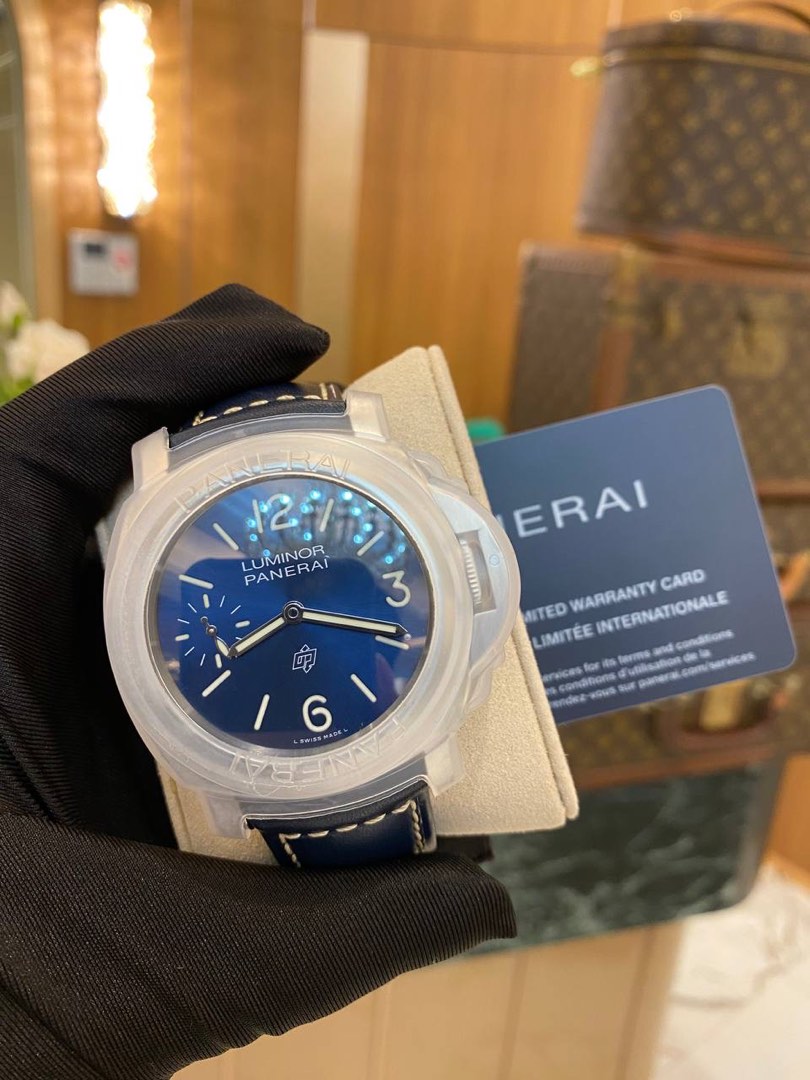 (SOLD) (BRAND NEW) 2023 PANERAI LUMINOR BLU MARE REF PAM01085 BLUE DIAL ...