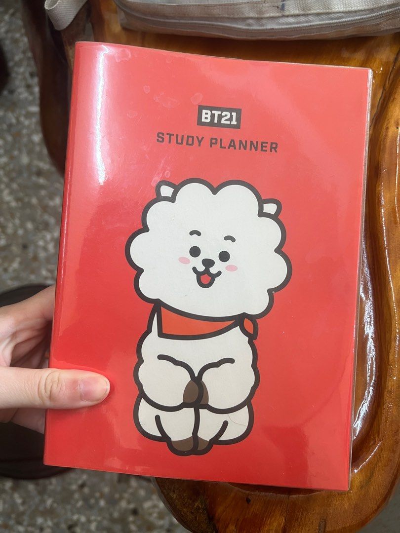 （幾乎全新）BT21 RJ款讀書計劃本 計畫本 Study Planner 日計畫 月計畫 防彈 金碩珍 讀書計畫 日記, 書籍、休閒與玩具 ...