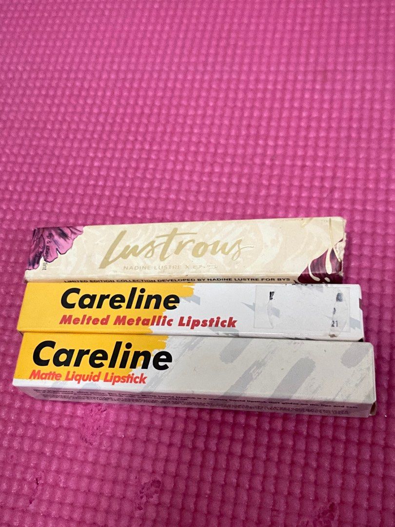 BUNDLE BYS Lustrous Lip and Cheek Tint & Careline Liquid Lipstick ...