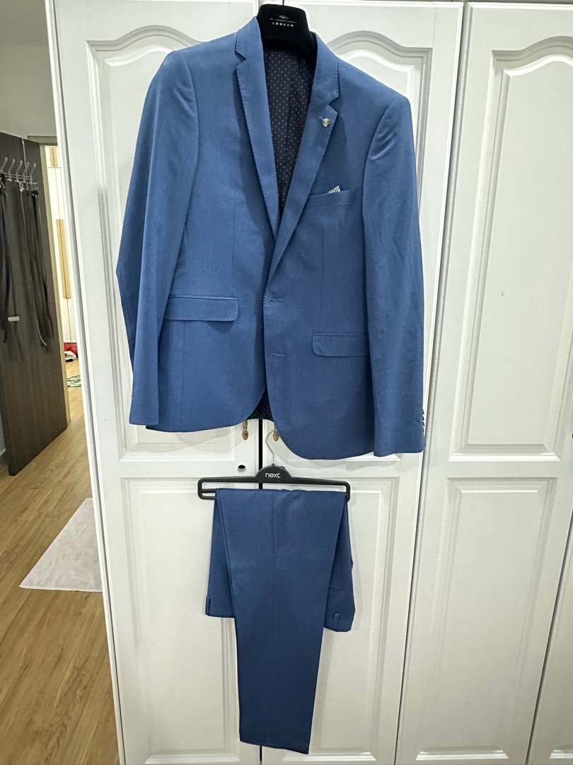 Burton london suits in blue (size blazzer 38 and pants 32), Men's ...