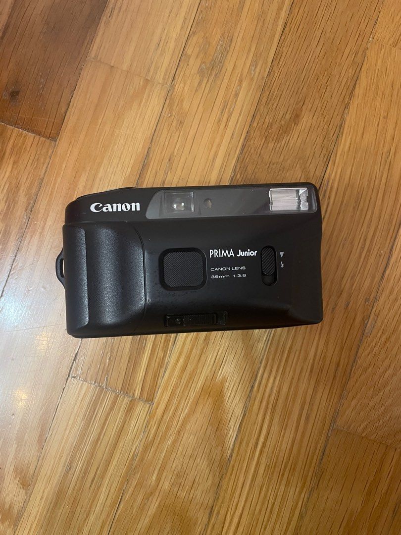 Canon Prima Junior Film Camera, Photography, Cameras on Carousell