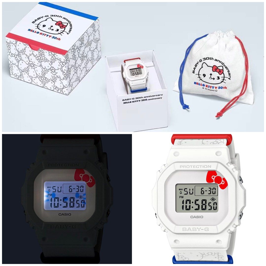 Casio baby g bgd-565 hello kitty 50th anniversary, Women's Fashion ...