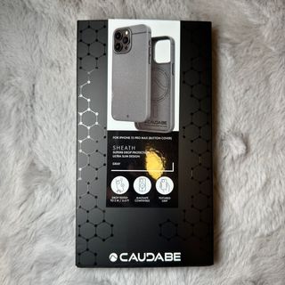 iPhone 15 Pro Max Caudabe Sheath Case (Gray with action button cutout ...