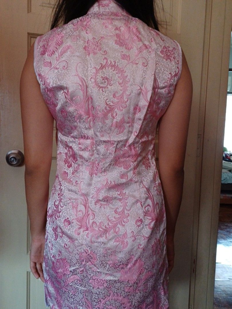 CHEONGSAM Short Dress, Women's Fashion, Dresses & Sets, Traditional ...