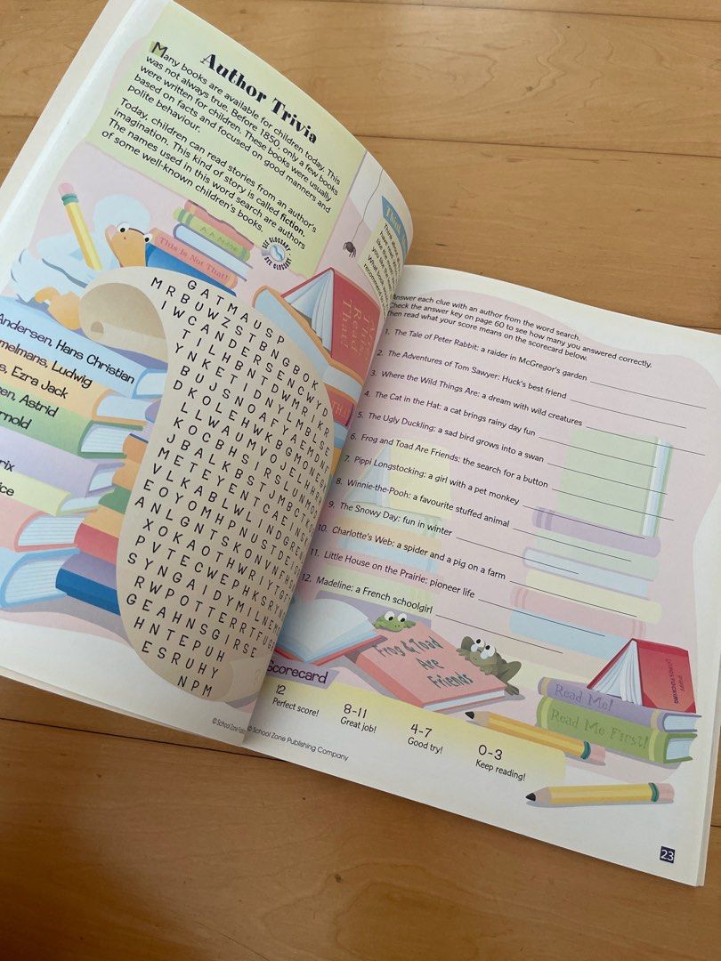 Children Books-word search and colouring, Hobbies & Toys, Books ...