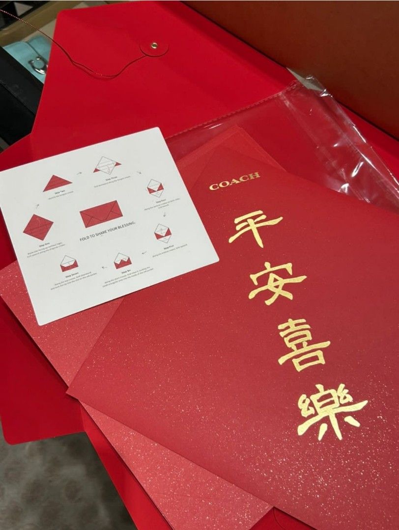 Coach 2024 Red packet, Hobbies & Toys, Stationery & Craft, Other ...