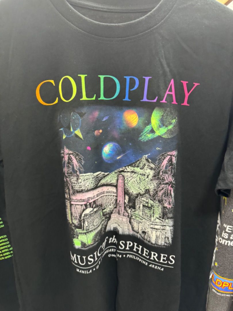 Coldplay Merch (Manila Special Event Shirt), Men's Fashion, Tops & Sets ...