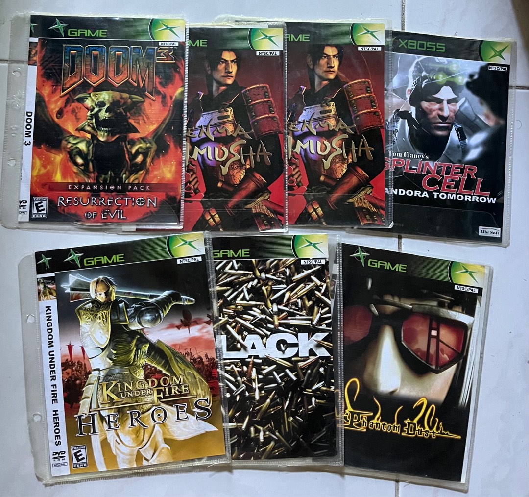 COPIED GAMES FOR MODIFIED OG XBOX / TESTED WORKING / FREE TRACKED ...