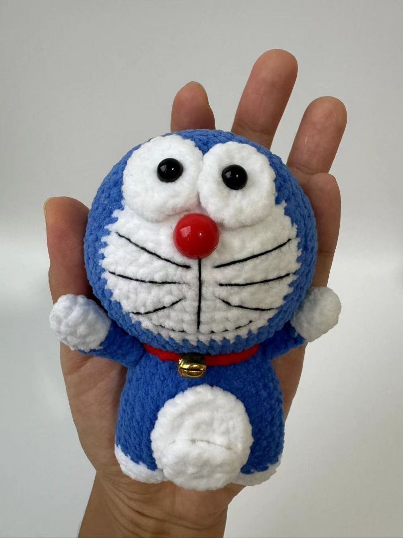 Crochet Picachu Stitch Garfield Doraemon doll, Hobbies & Toys ...
