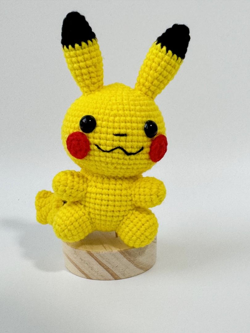 Crochet Picachu Stitch Garfield Doraemon doll, Hobbies & Toys ...
