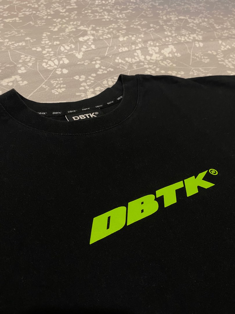 DBTK Cipher Tee Oversized T-Shirt Black & Neon Green Don't Blame The ...
