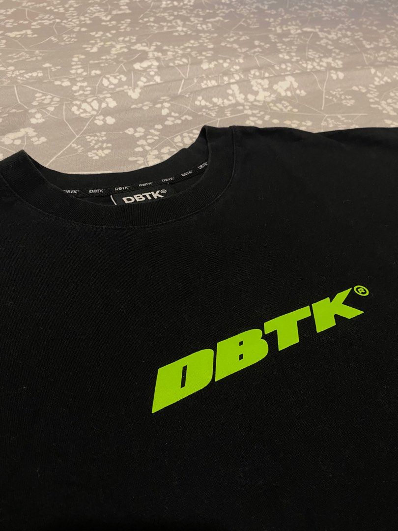 DBTK Cipher Tee Oversized T-Shirt Black & Neon Green Don't Blame The ...