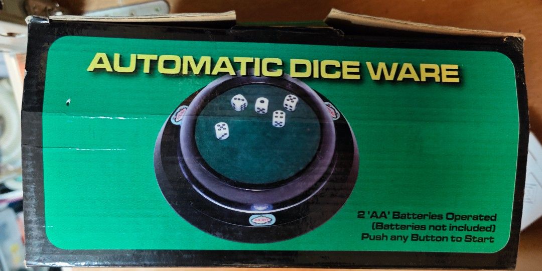 Dice game battery operated, Hobbies & Toys, Toys & Games on Carousell