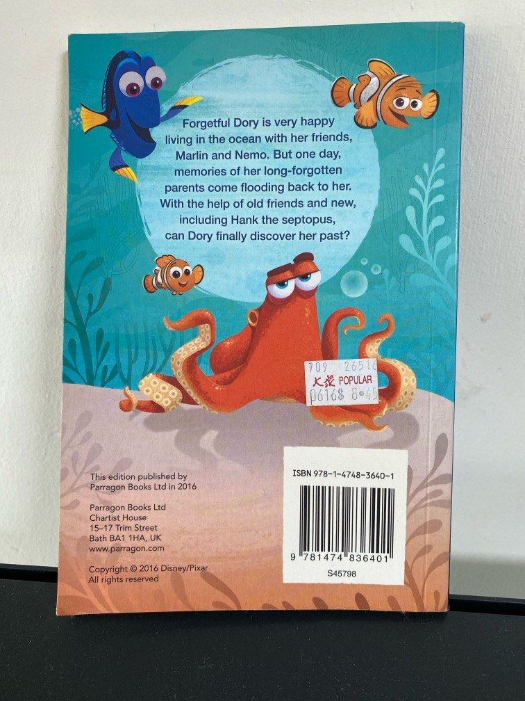 Disney Pixar Finding Dory Book of the Film, Hobbies & Toys, Books ...