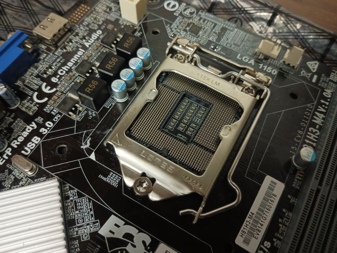 ECS H81H3-M4 mATX Motherboard, Computers & Tech, Parts & Accessories ...