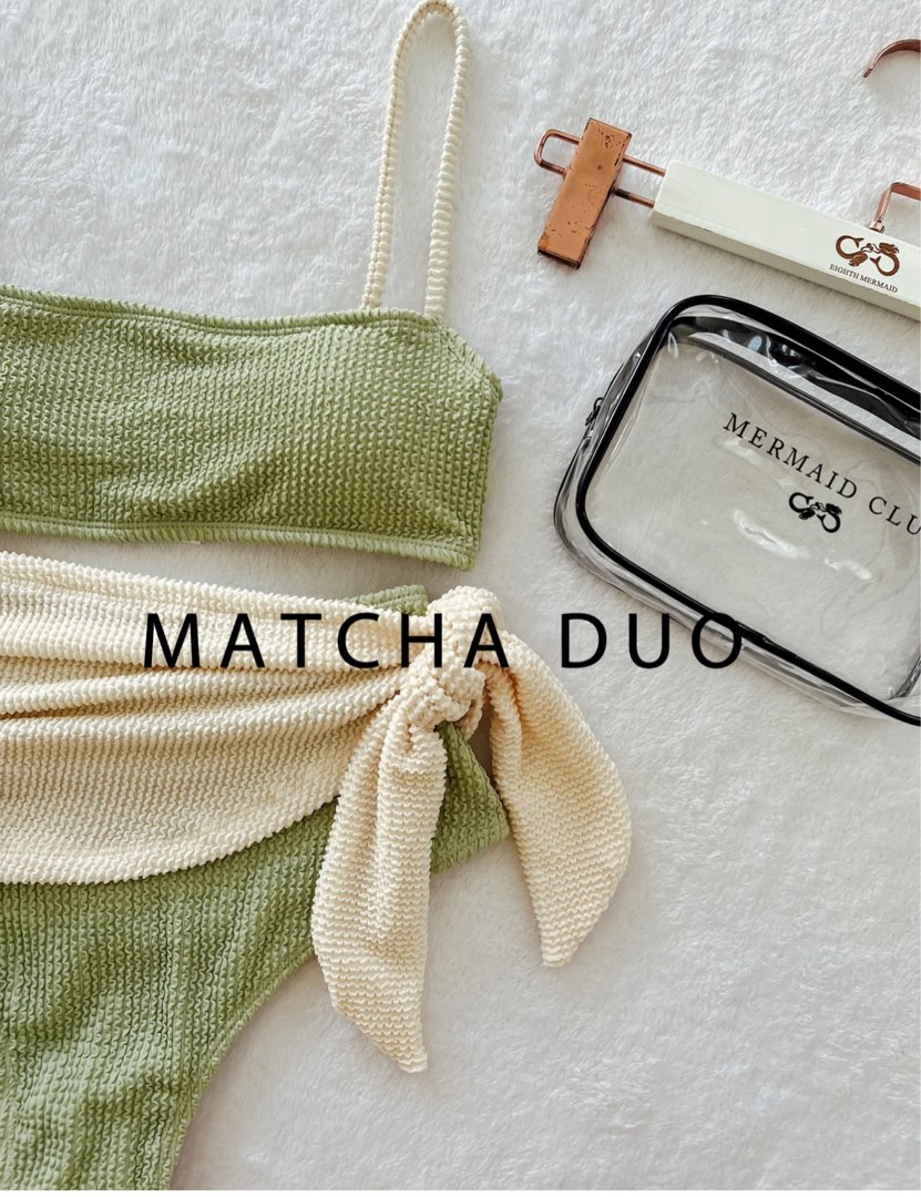 eighth mermaid matcha duo set, Women's Fashion, Swimwear, Bikinis ...