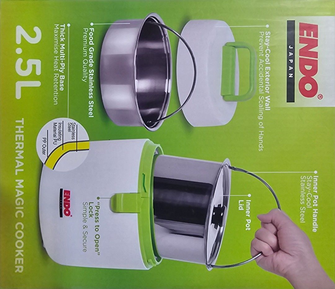 Endo Thermal Magic Cooker, Furniture & Home Living, Kitchenware ...
