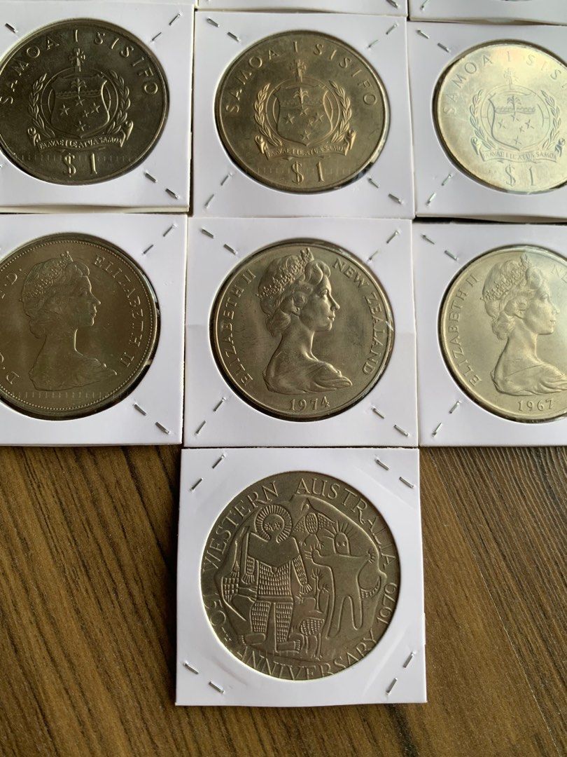F815 - Various Countries All Different Design Commemorative Coins ...