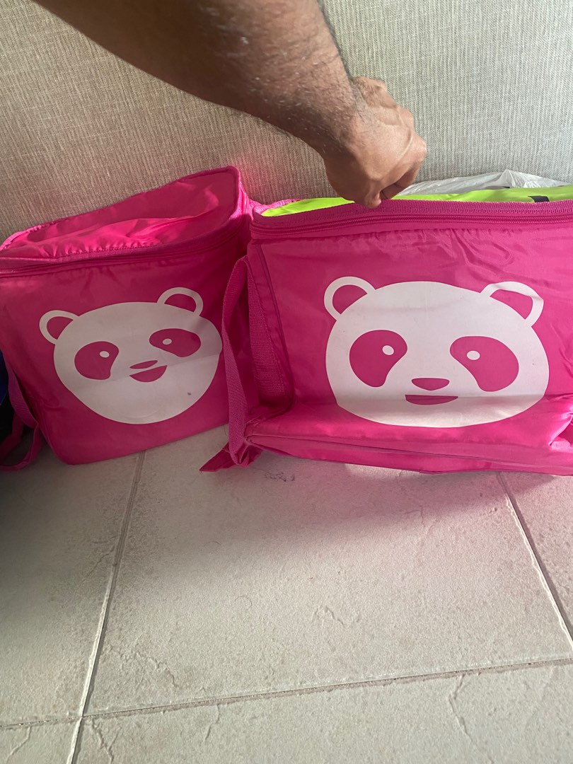 Foodpanda Thermal Bag (Halal and Non-Halal), Men's Fashion, Bags, Sling ...