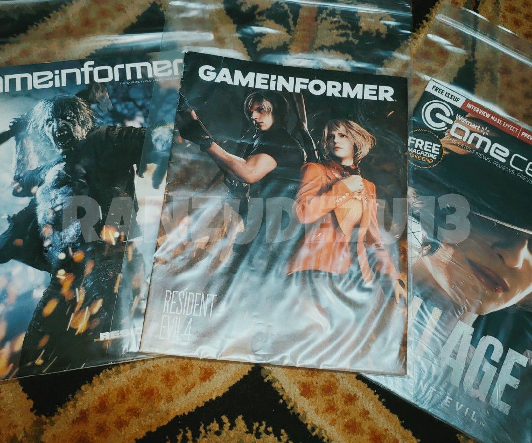 FOR SALE: Resident Evil 4 and VILlage Game Informer & Game Center ...